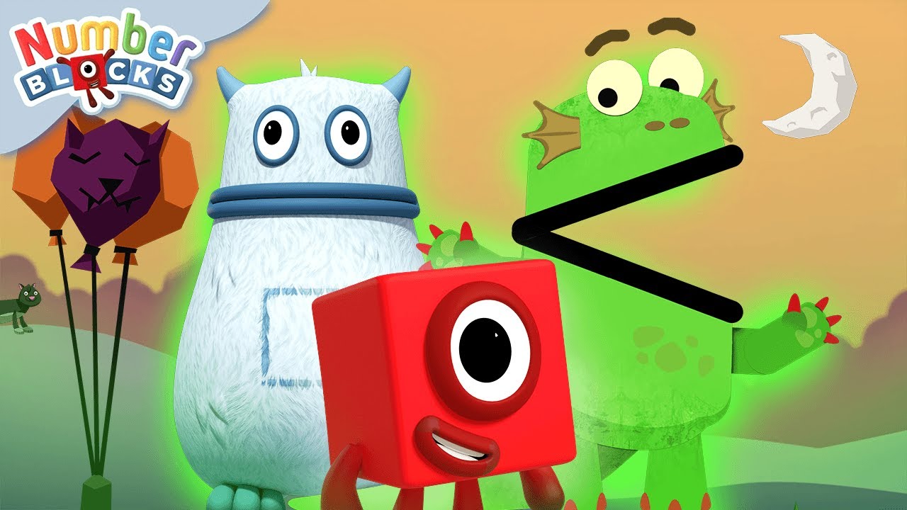 Monstruos de Halloween para niños | Aprende a contar | @Numberblocks ...
