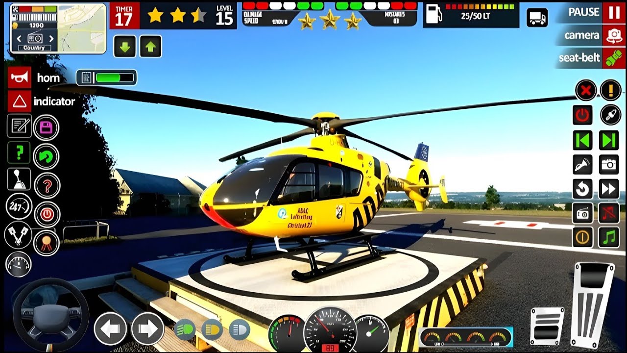 Police Helicopter Simulator Gameplay – Realistic Flight & Crime Chase ...