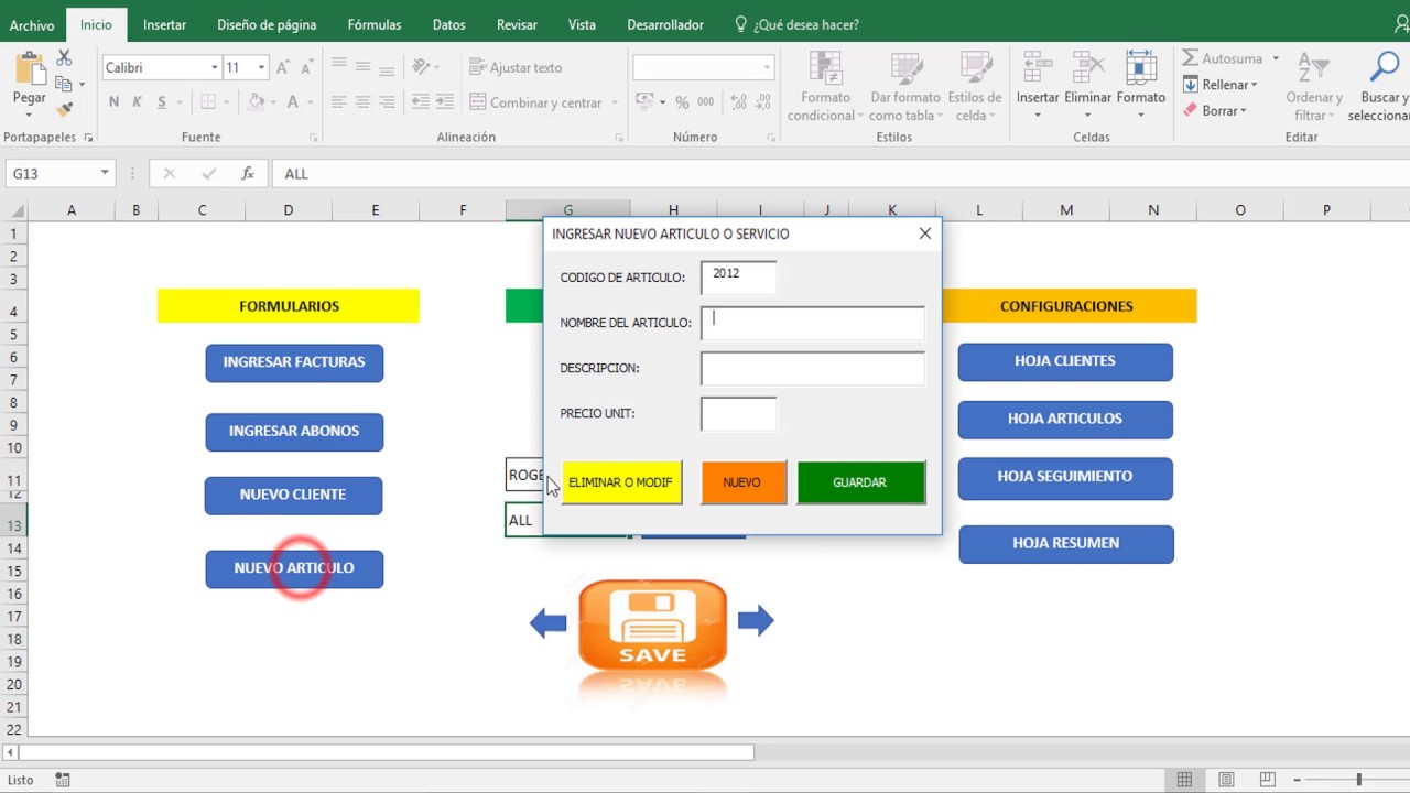 Presentacion Plantilla Control de Cartera - YouTube