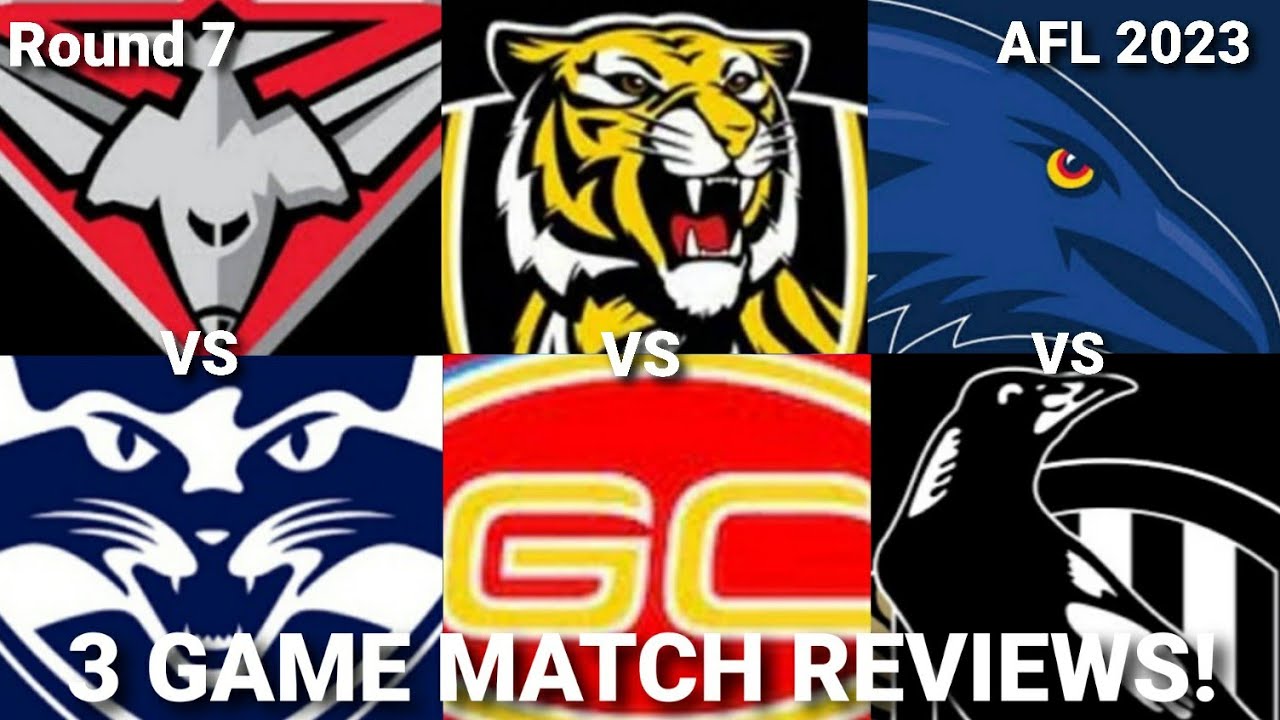 THRILLERS, LOW AND HIGH SCORING CONTESTS! AFL 2023 3 Game Match Reviews ...