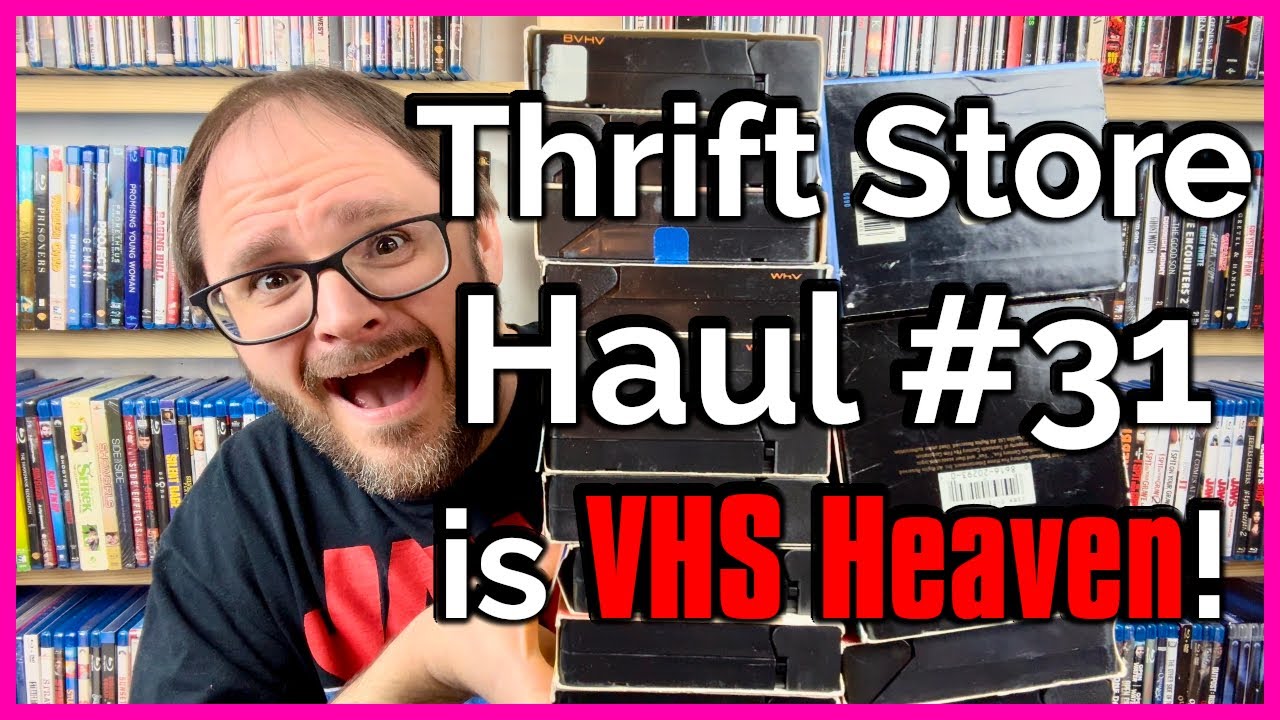 Thrift Store Haul #31 | Nostalgic VHS Tapes Extravaganza! - YouTube
