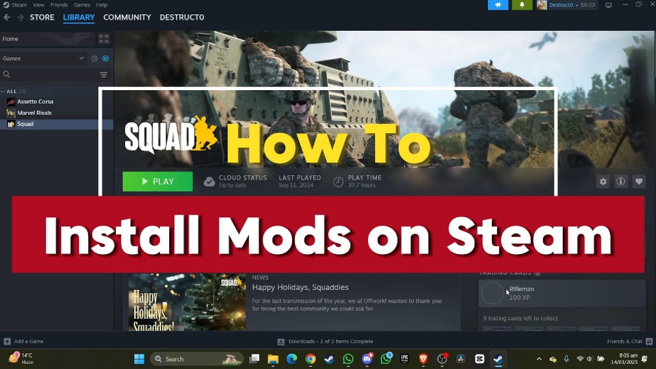 How To Install Mods On Steam (Full Guide) 2025 - YouTube