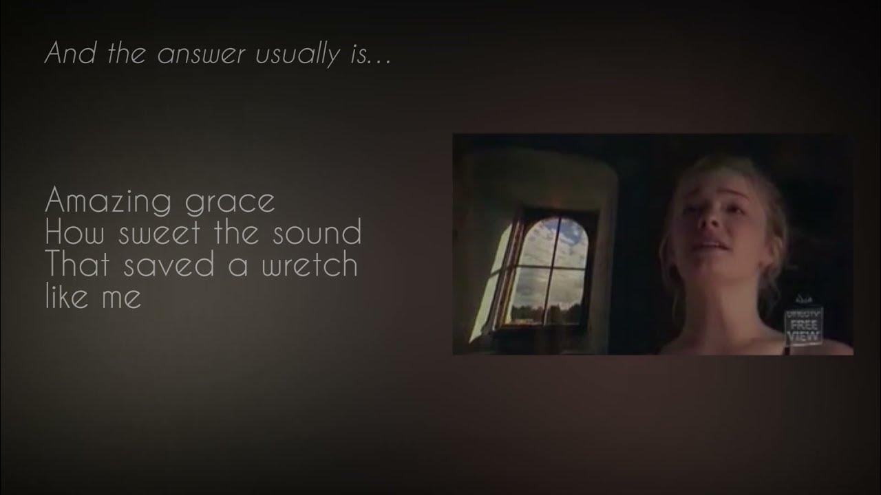 Amazing Grace Its Usually The Answer Leann Rimes Lyrics Youtube
