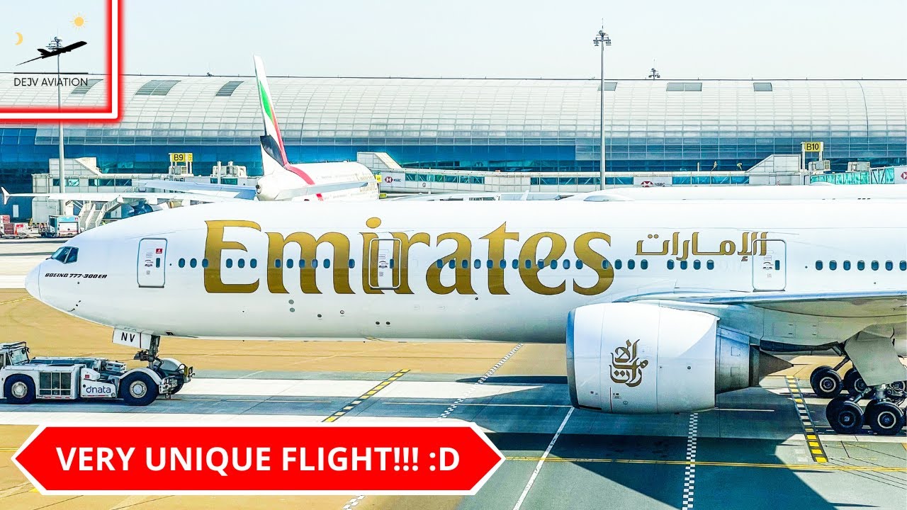 [4K] TR | With EMIRATES across EUROPE? | Boeing 777-300ER | Malta to ...