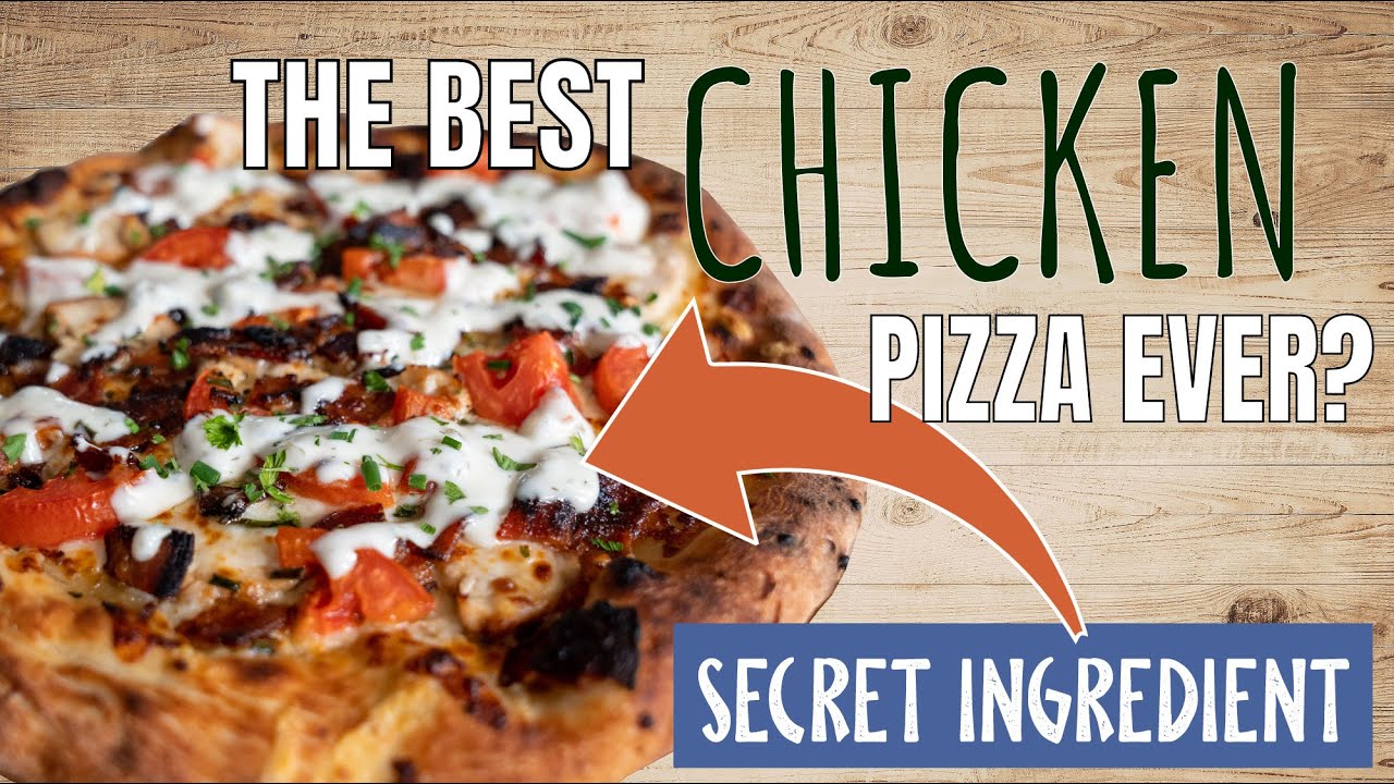 California Style CHICKEN, BACON, RANCH Pizza Recipe - YouTube