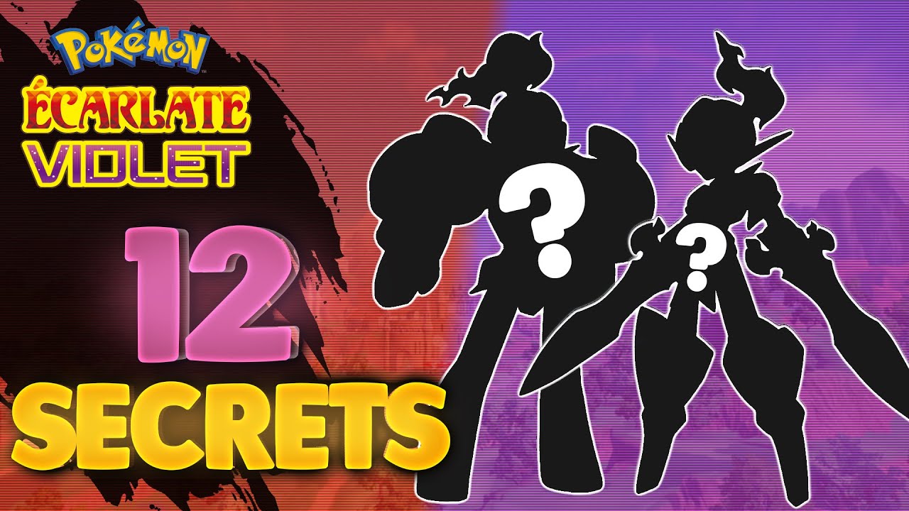 12 SECRETS & INFOS dans le Trailer de Pokémon Violet & Écarlate ! - YouTube