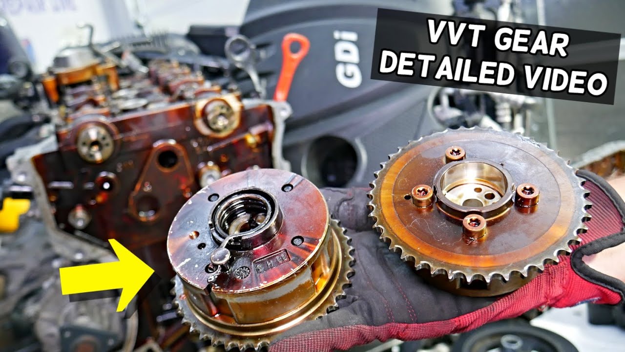 VVT VARIABLE TIMING CAMSHAFT SPROCKET GEAR REPLACEMENT HYUNDAI KIA 2.4 ...