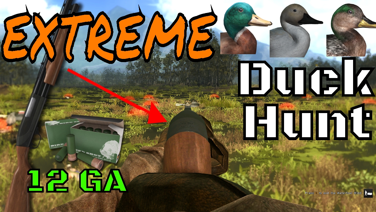 12GA Pump Action Shotgun IRON SIGHT - TheHunter EXTREME Duck Hunt ...