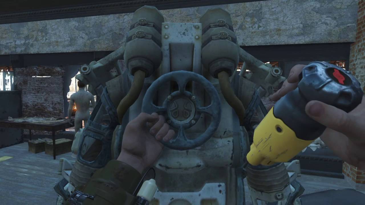 Fallout 4 my old power armor is found - YouTube