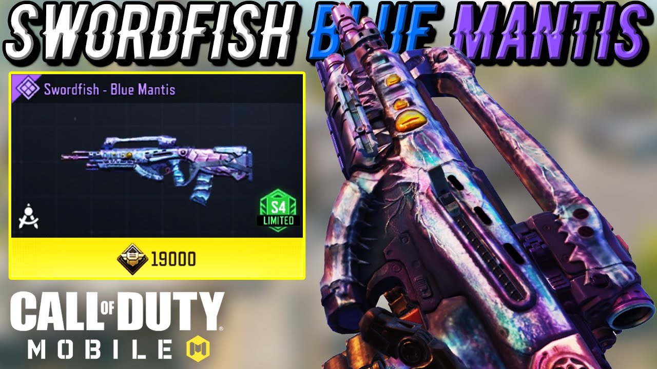 SWORDFISH BLUE MANTIS BLUEPRINT GAMEPLAY in COD MOBILE | Clan Wars ...