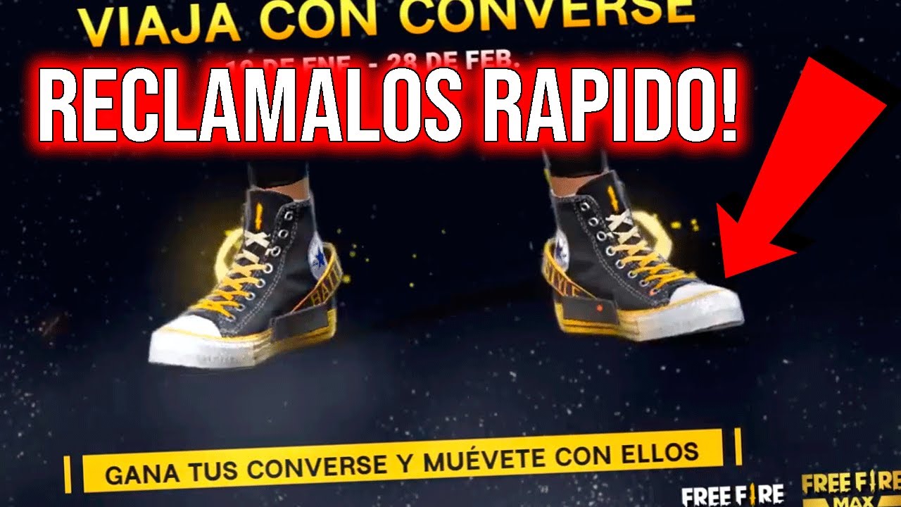 🔥Garena regala Los Tenis Converse en Free Fire - YouTube