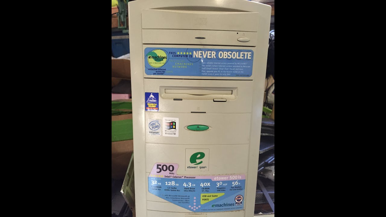 I put a modern computer in my old 386 case, with arduino-powered front ...