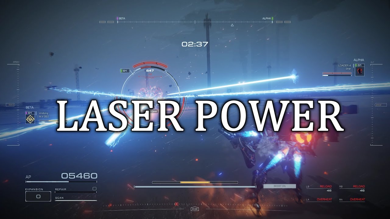 Laser turrets MELT ACs - Armored Core 6 PvP - YouTube