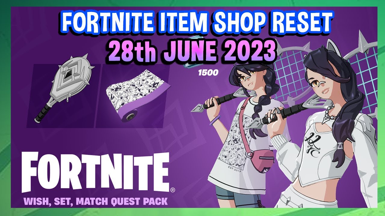 *NEW* WISH, SET, MATCH QUEST PACK! (Fortnite Item Shop Reset 28th June ...