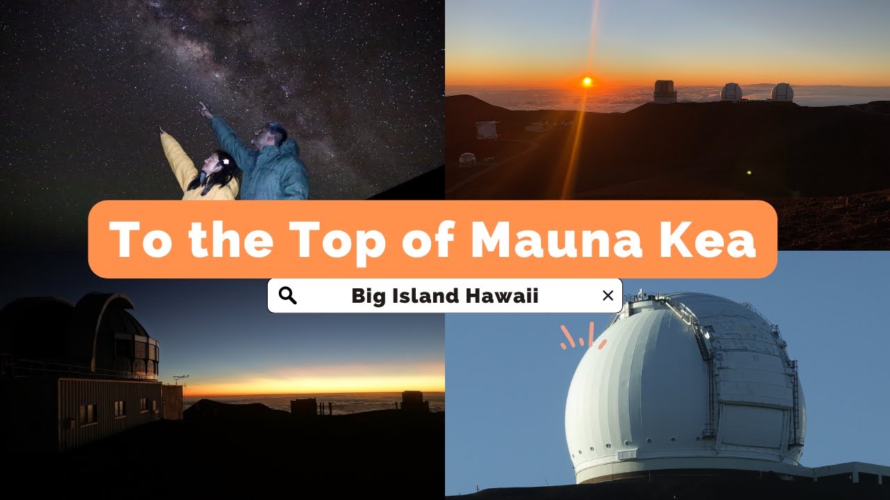 Mauna Kea Observatory Map