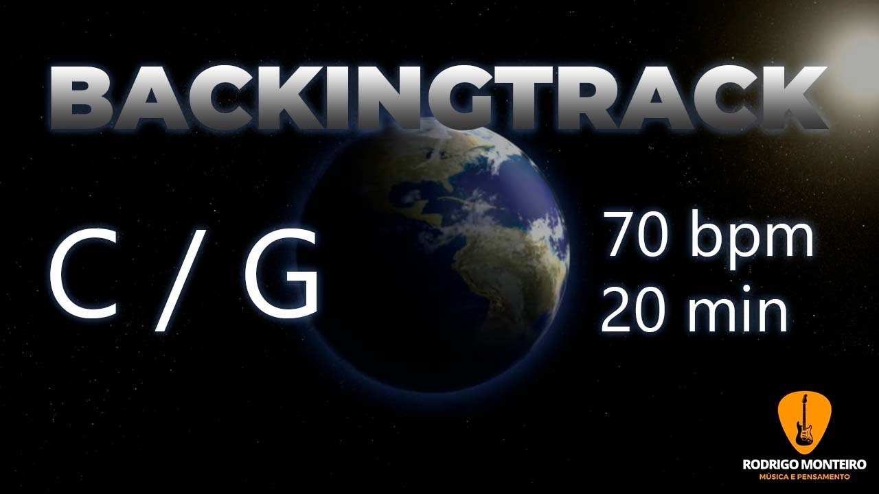 Backing Track for Musical Study | Root & Fifth (C / G) 4/4 70BPM | 20 ...