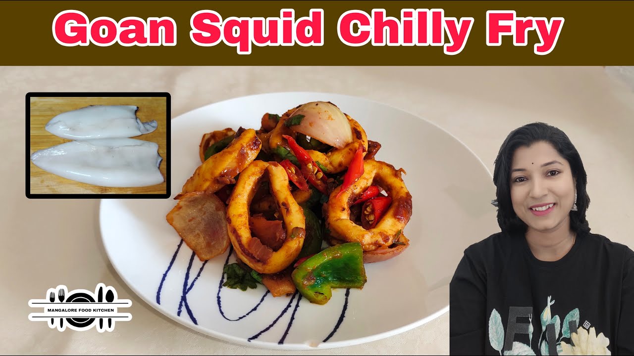 Goan Squid Chilli Fry #squid #goan #dinner #seafood #dinnerrecipe # ...