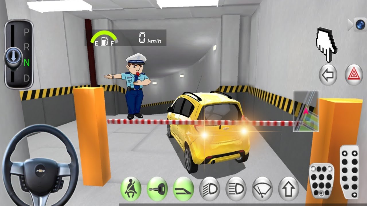 New Chevrolet Spark Parking Practice in 3d Driving Class 🔥 Walkthrough ...