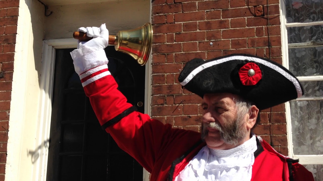 IMG 5237 Town Crier bells - YouTube