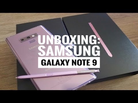 Samsung Galaxy Note 9 Unboxing - YouTube