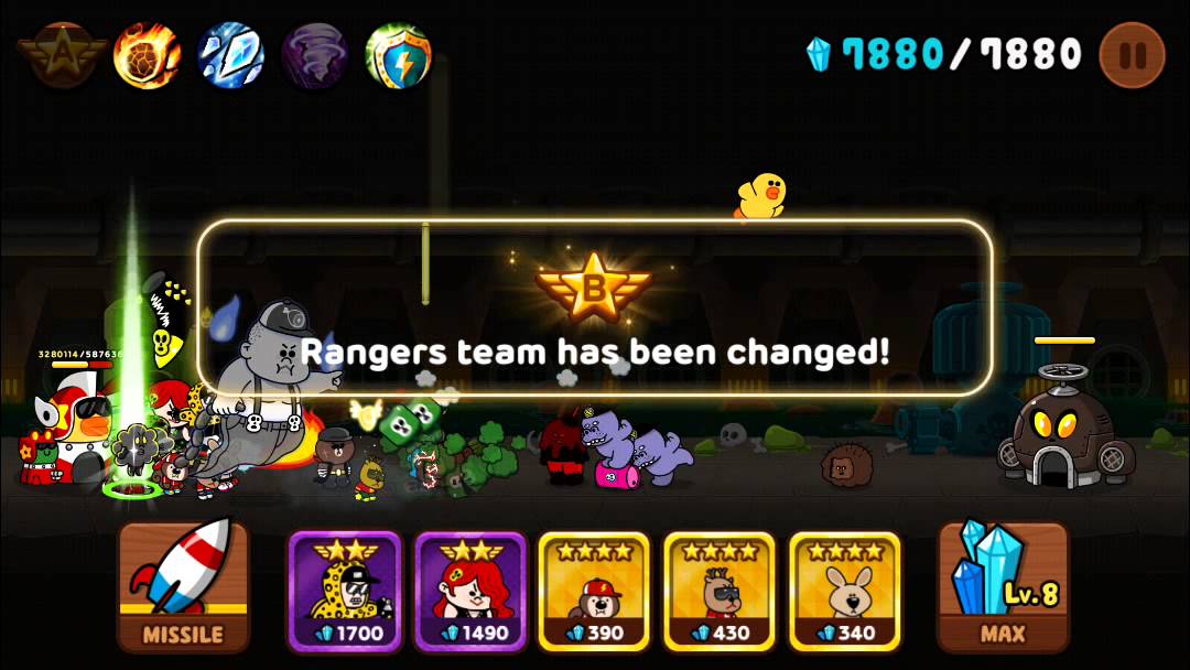 LINE RANGERS 249 (free rangers)5/20 by CONY - YouTube