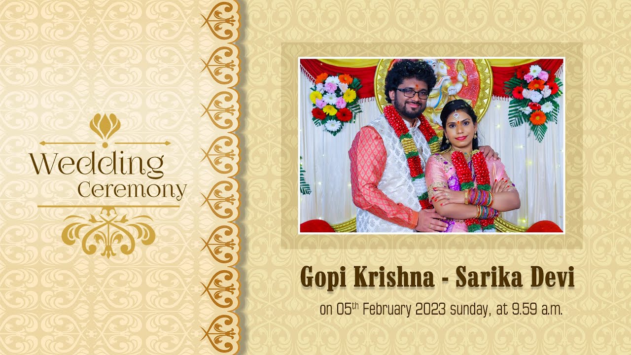 Gopi Krishna-Sarika Devi / 05-02-2023 at 9.59 a.m. - YouTube