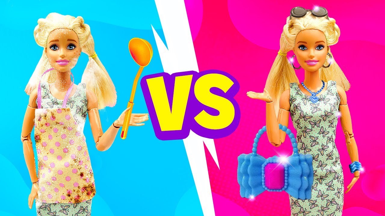 A Barbie cozinha para o Ken. Vídeo infantil da Barbie girl. Episódio da ...