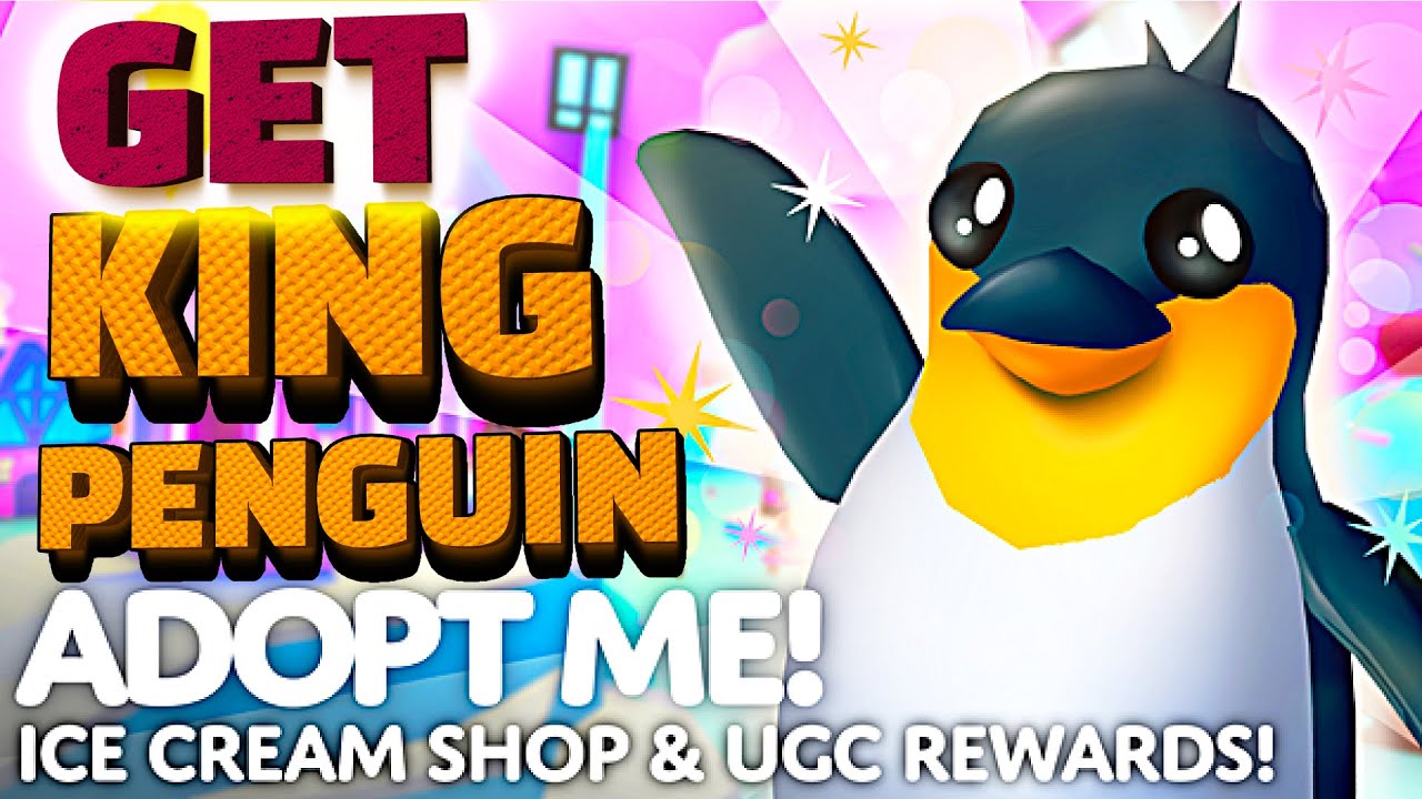 ADOPT ME UPDATE ! GET KING PENGUIN ADOPT ME ICE CREAM SHOP🍦 - YouTube