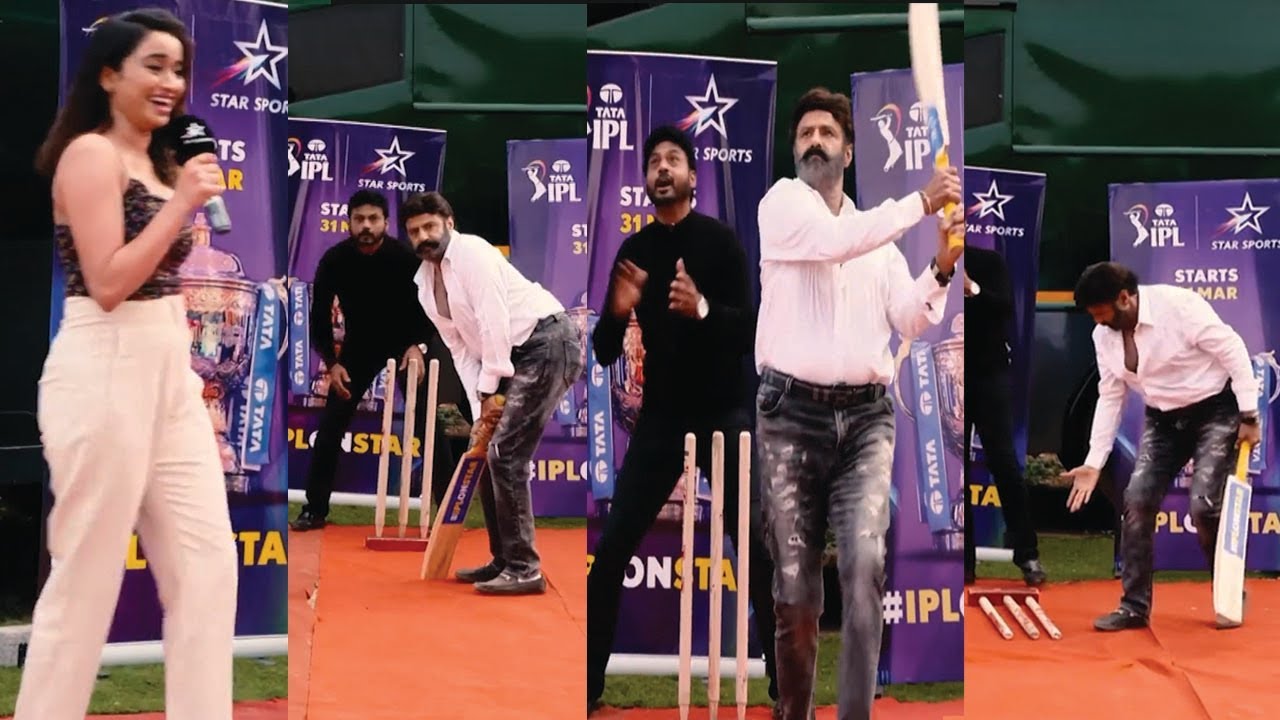 Balakrishna Hilarious Batting | Telugu Commentary In IPL 2023 ...