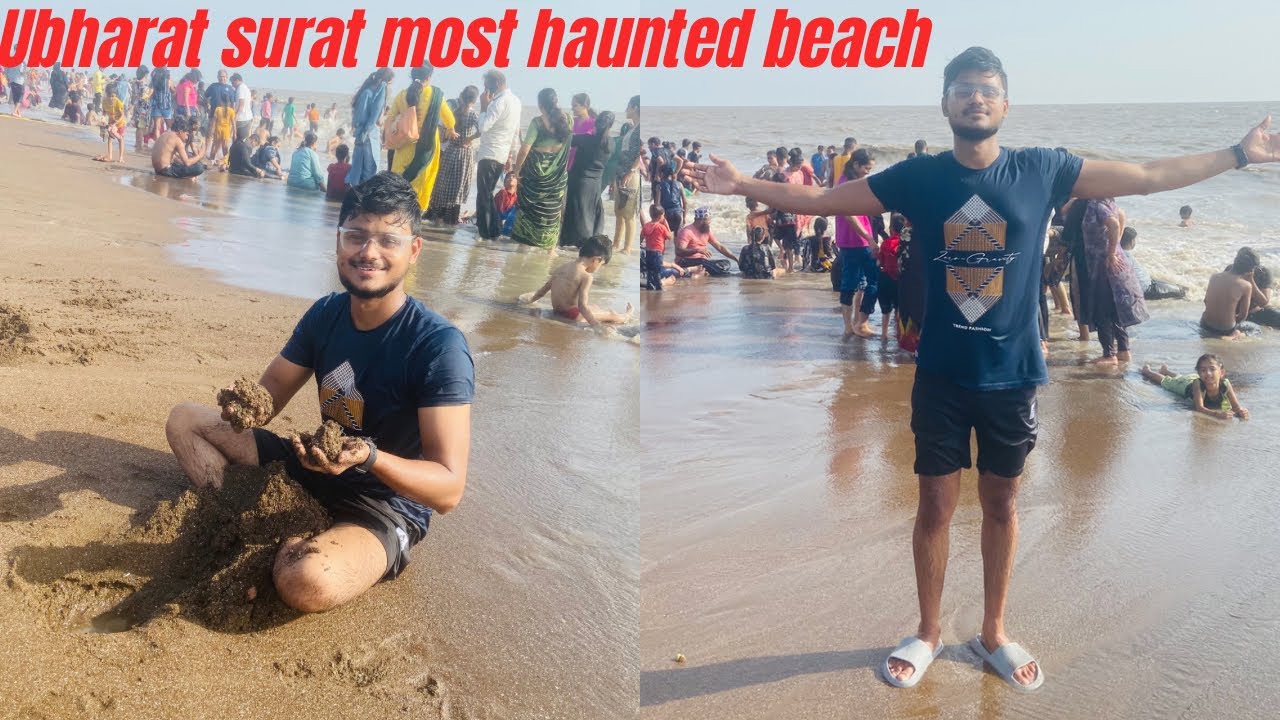 Most haunted place in india || #surat #beach ubharat vlog || maza a gya ...