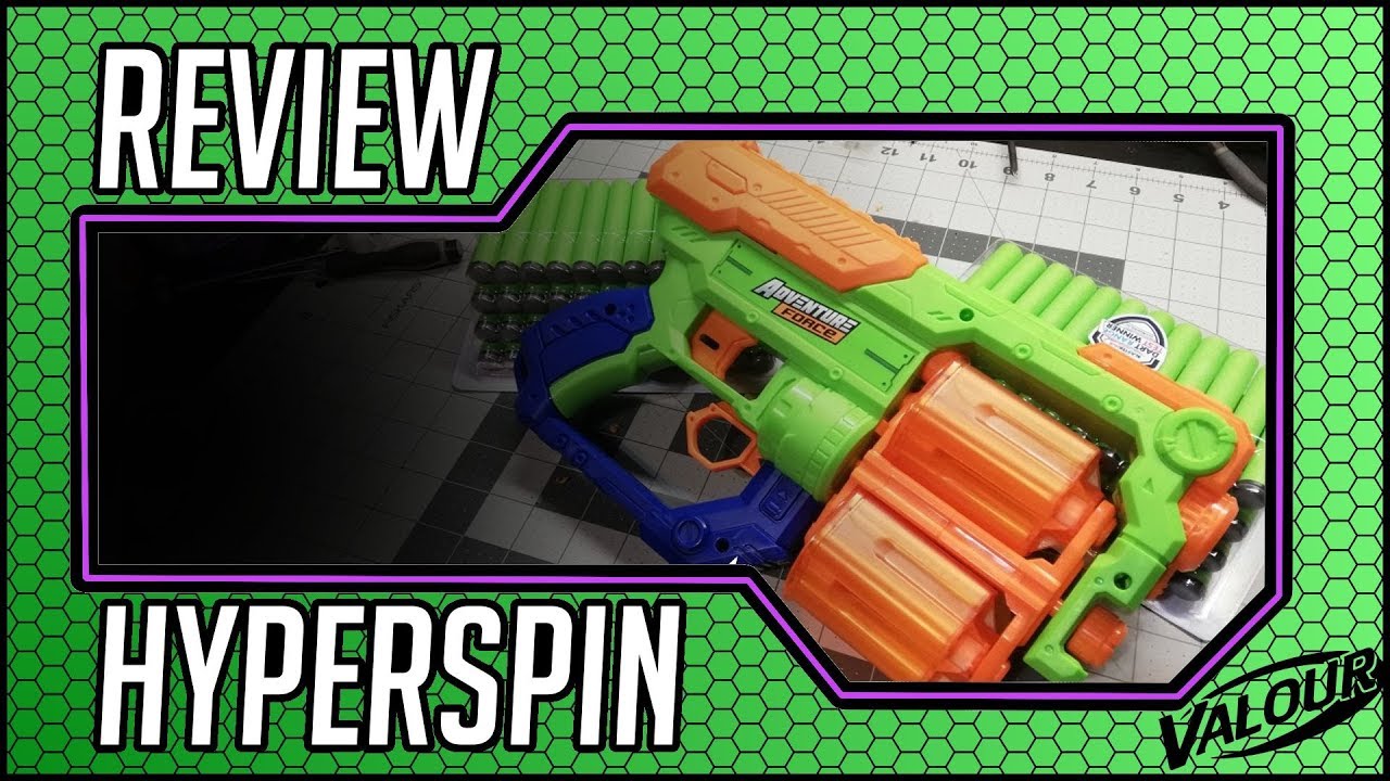 [REVIEW] Adventure Force Hyperspin/X-Shot Xcess Dart Blaster - YouTube