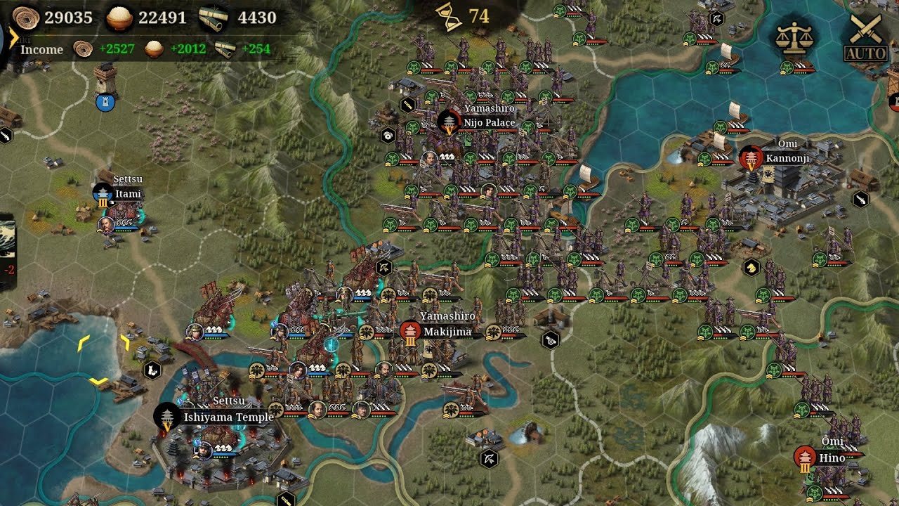 Great Conqueror 2: Shogun - Conquest :Max Challenge Miura P3. - YouTube