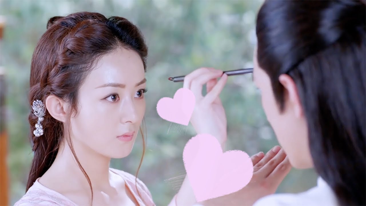 Super Sweet!🍬Xinger wrote on Yuenyue's head~#zhaoliying | Princess ...