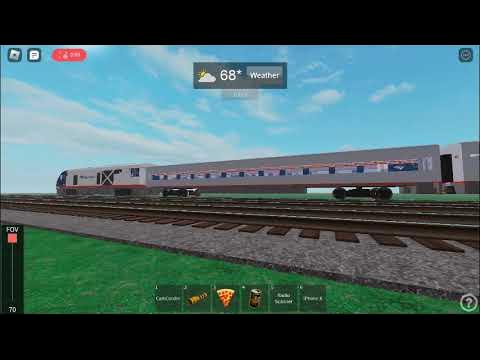 ROBLOX Railfanning at Riverside, IL S20E16: Amtrak Illinois Zephyr - YouTube