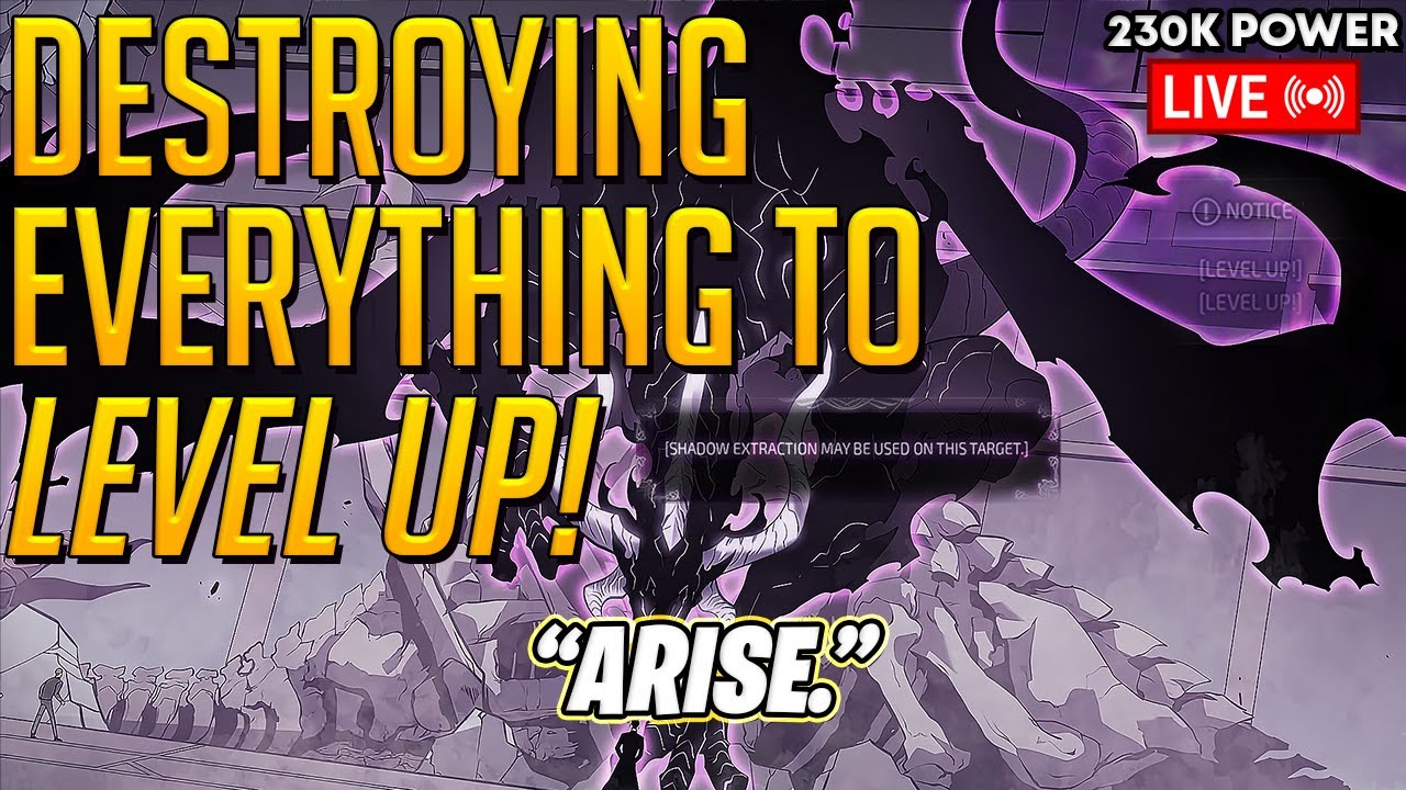 【Solo Leveling: Arise】LV. 62 MONARCH JINWOO VS. KAMISH + POWER OF ...