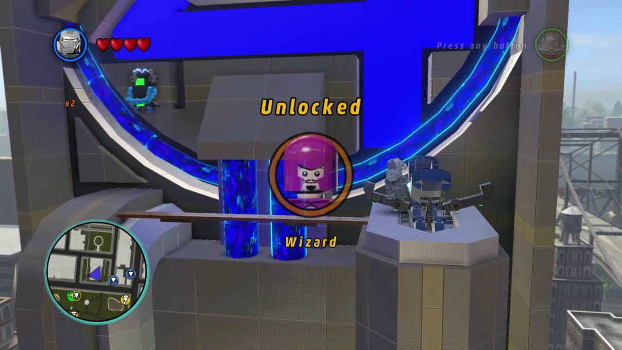 LEGO® MARVEL Super Heroes How To Unlock Wizard - YouTube