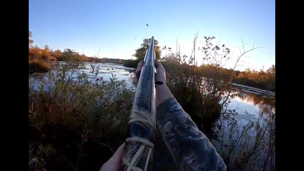 Duck Hunting A Marsh With A Small Spread(BIRDS DOWN!) Ontario Canada ...