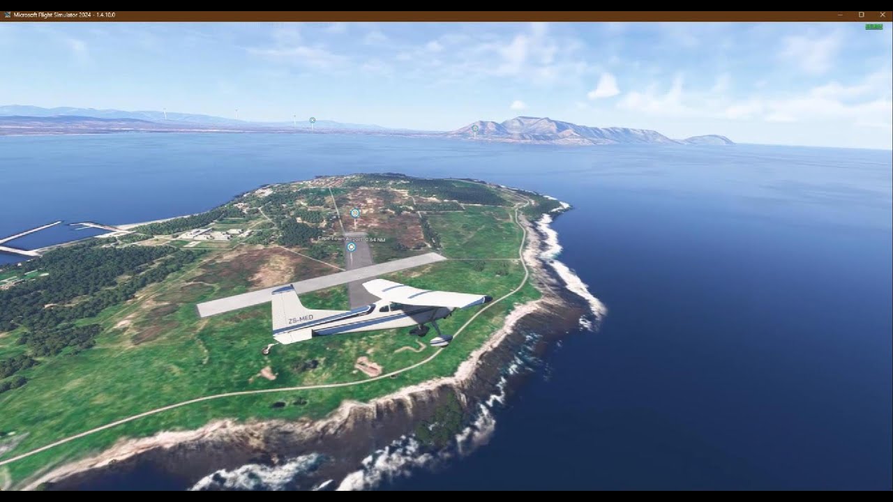 flight around Robin island - YouTube