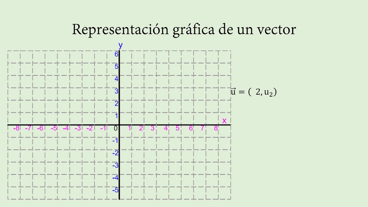¿Qué es un vector y como representarlo gráficamente? - YouTube