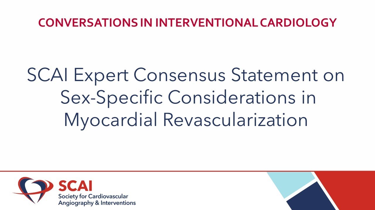 Scai Conversations In Interventional Cardiology Sex Specific