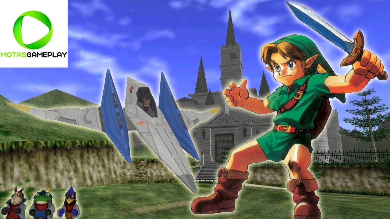 The Legend of Zelda Ocarina of Time HD - Link Contra Star Fox ...