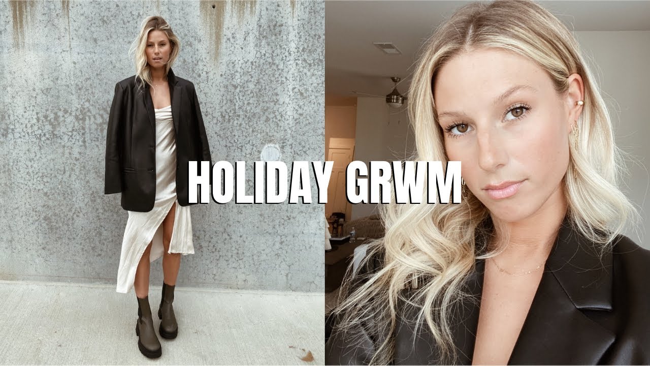 HOLIDAY GET READY WITH ME | Rachel Ratke - YouTube