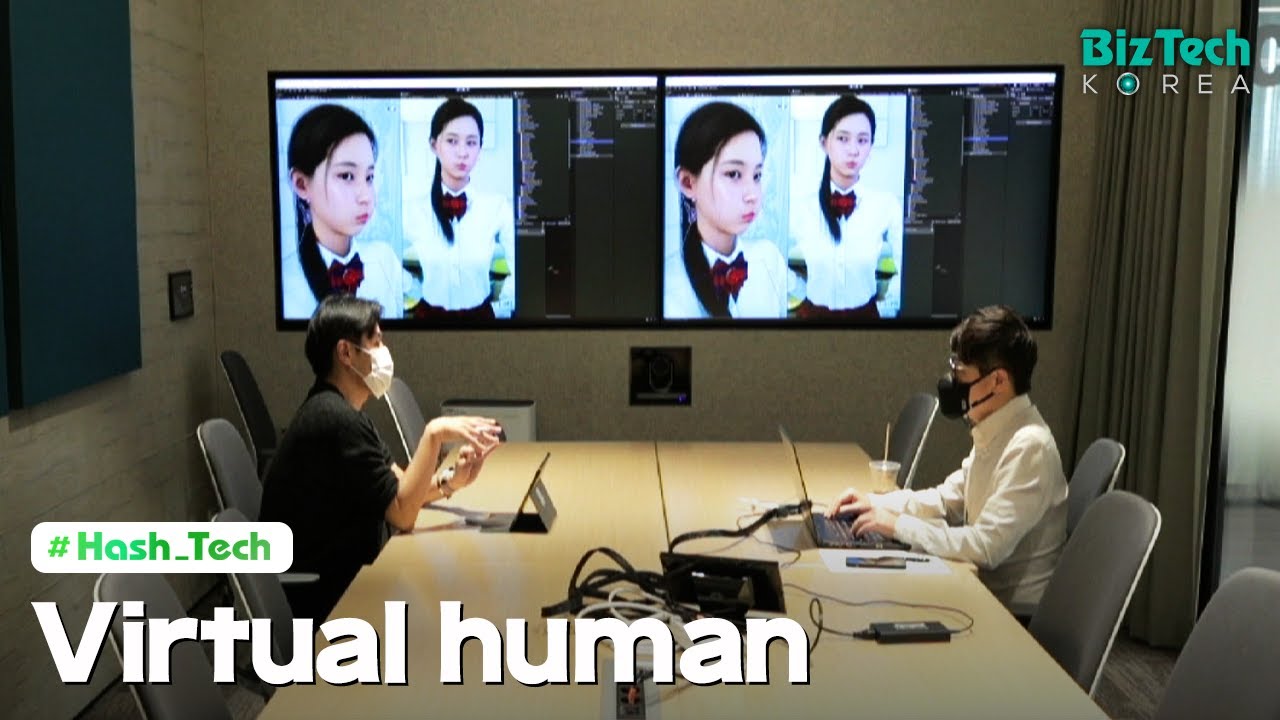 [BizTech KOREA] Virtual human [#Hash_Tech] - YouTube