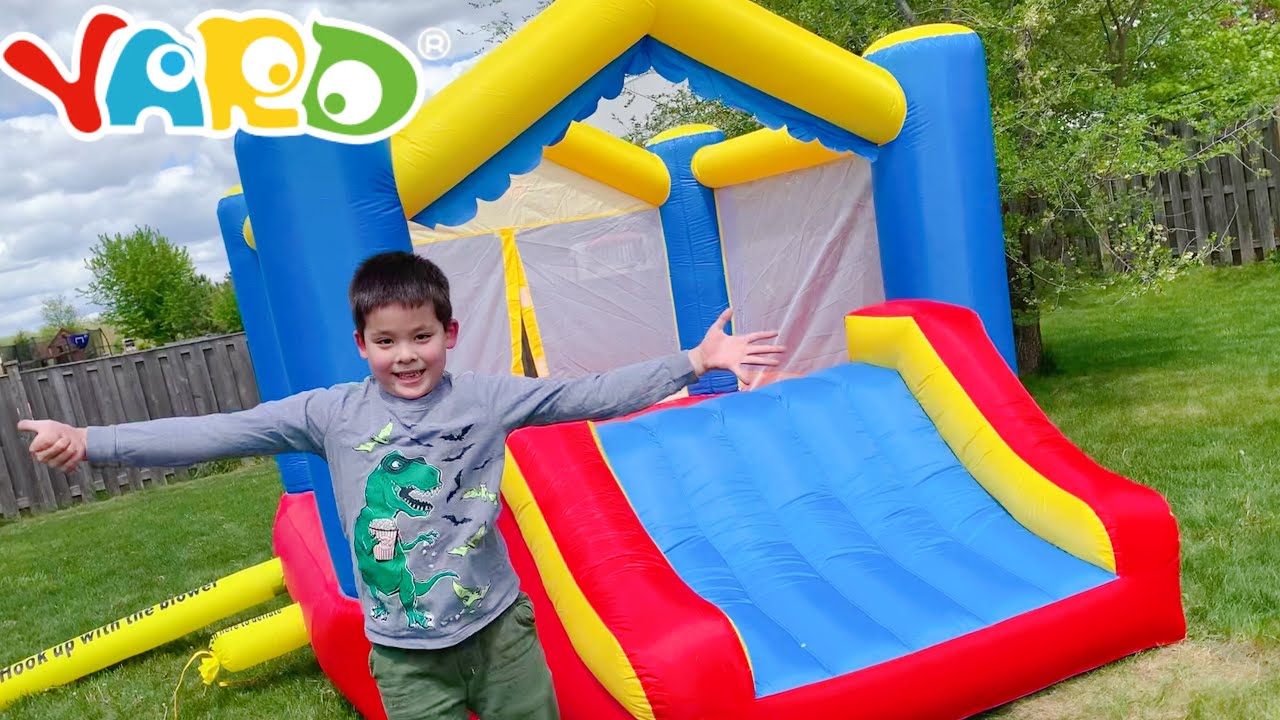 Epic Fun Playtime With YARD Inflatable Bounce House - YouTube