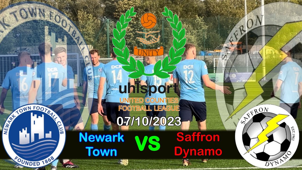 Newark Town 3-1 Saffron Dynamo, United Counties Division 1, 07/10/2023 ...