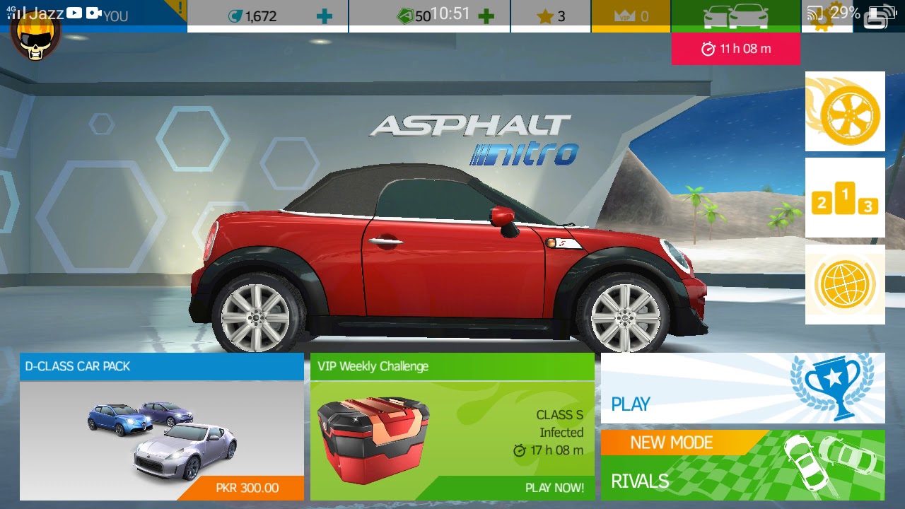 Amazing drive in asphalt nitro and first in race - YouTube