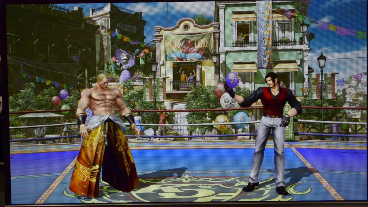 KOF XIV: R-Wolf (Shun'ei, King, Geese) Vs Chueko (Athena, Mui Mui ...