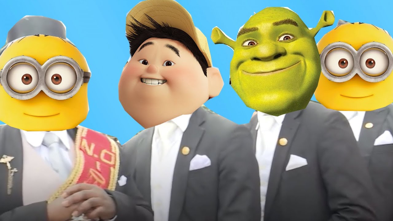 Shrek & Minions & UP - Coffin Dance Song Astronomia (COVER) - YouTube