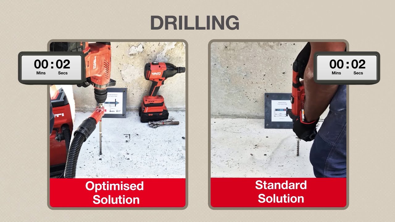 Mechanical Anchoring with Hilti HST4 Stud Anchor & Optimised Base Plate ...