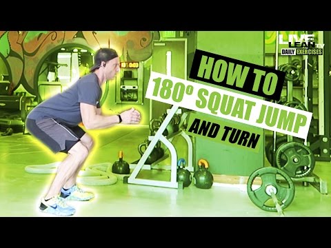 How To Do A 180 Degree Jump Squat And Turn | Exercise Demonstration ...